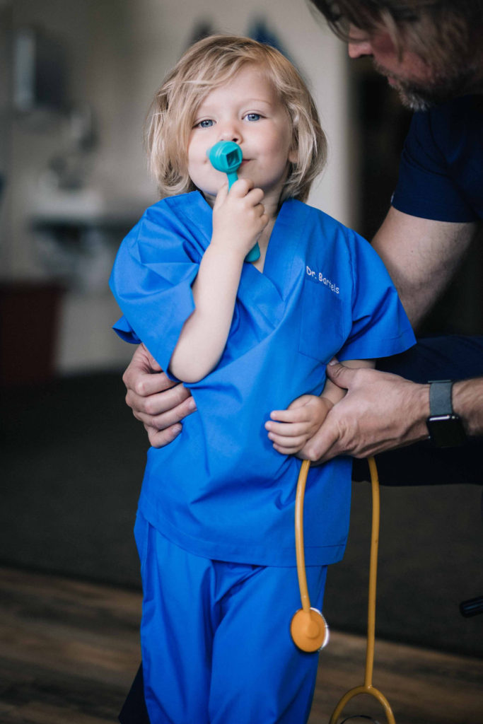 Kid's Lab Coat and Scrubs Set - Embroidery Personalized!